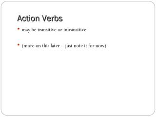 Verbs verbsverbs | PPT