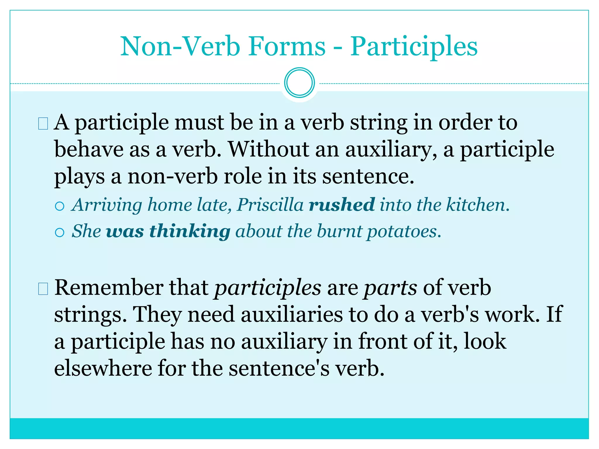 Verbs & Verb usage | PPTX