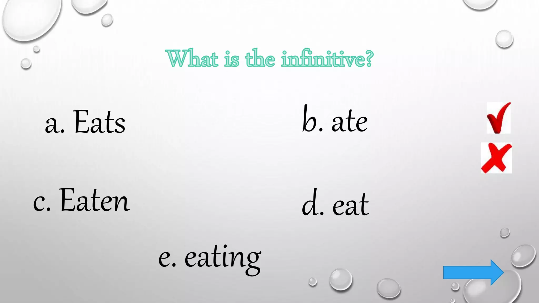 Irregular Verbs Game | PPTX | Alcoholic Beverages | Food & Drink