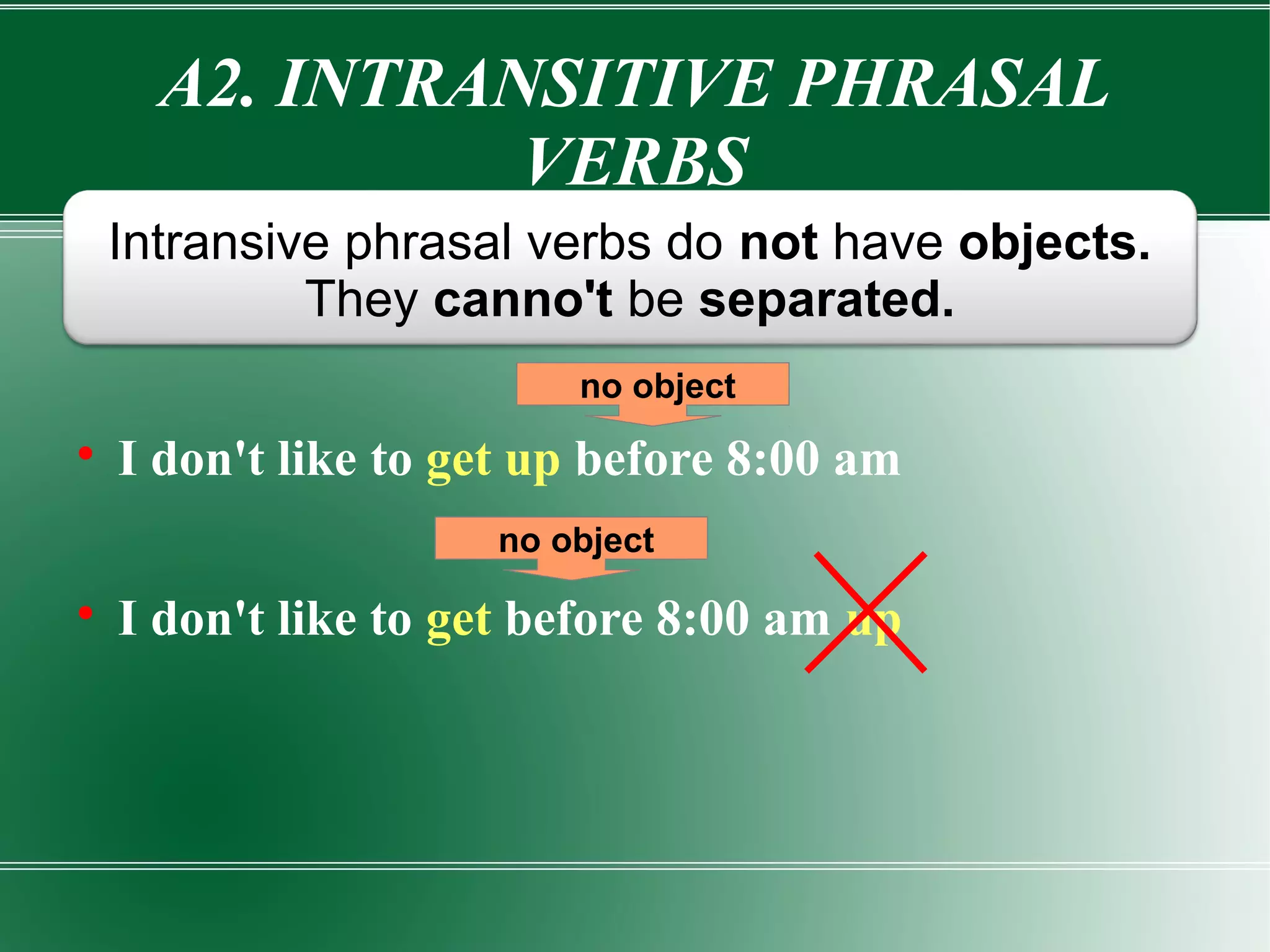 Verbs with adverbs and prepositions | PPT