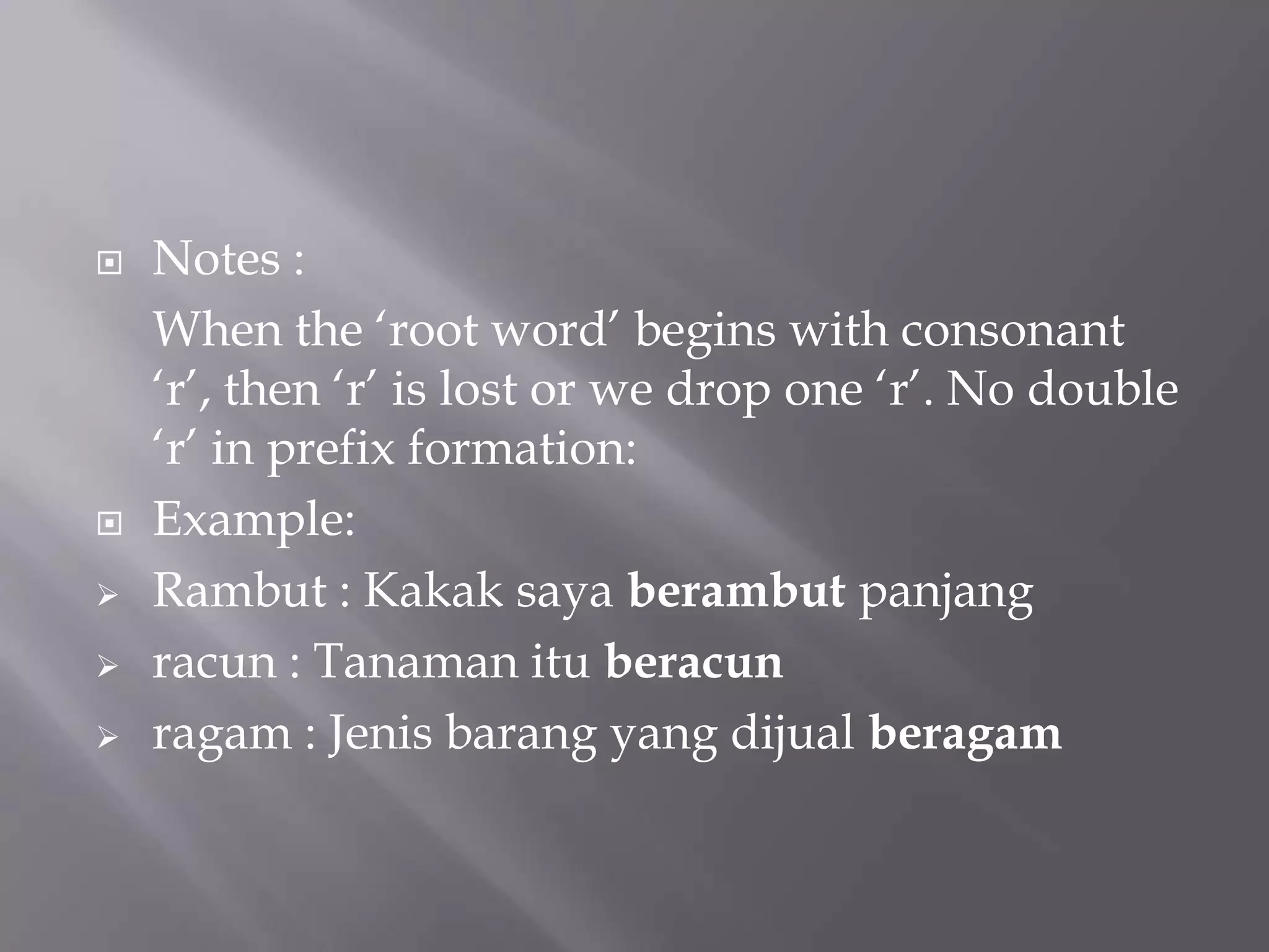 Verbs with prefix ber | PPT