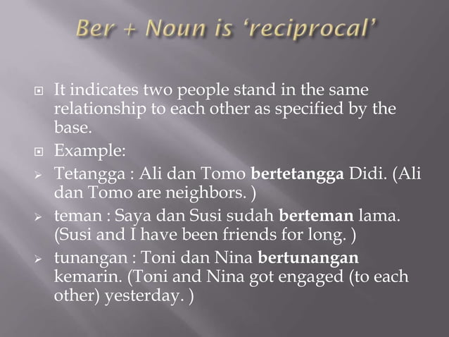 Verbs with prefix ber | PPT