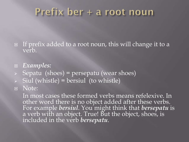 Verbs with prefix ber | PPT