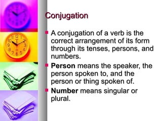 Verb tense | PPT