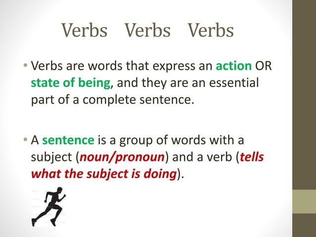 Verb Tense Power Point | PPTX