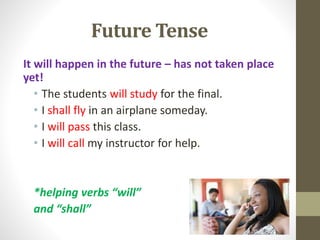 Verb Tense Power Point | PPTX