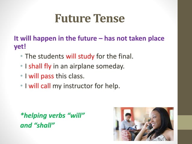 Verb Tense Power Point | PPTX