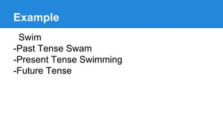Verb tense agreement | PPTX