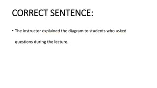 Verb tense agreement | PPTX