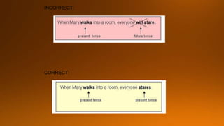 Verb tense consistency | PPTX