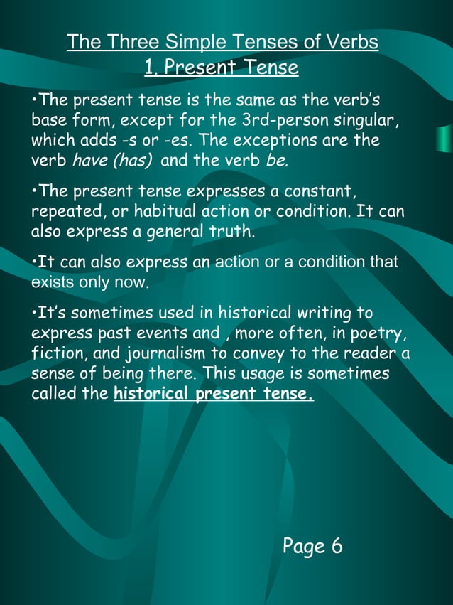 Verb tense my powerpoints | PDF