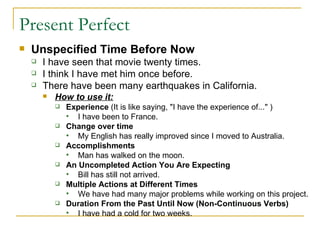 Verb Tenses | PPT