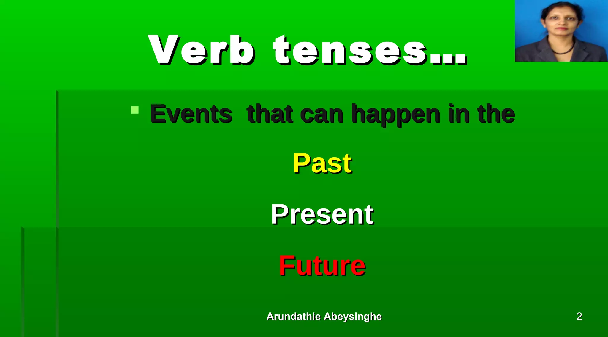 Verb tenses - How to distinguish different verb tenses | PPT