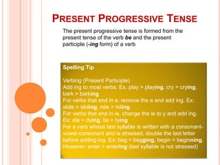 Verb tenses | PPT