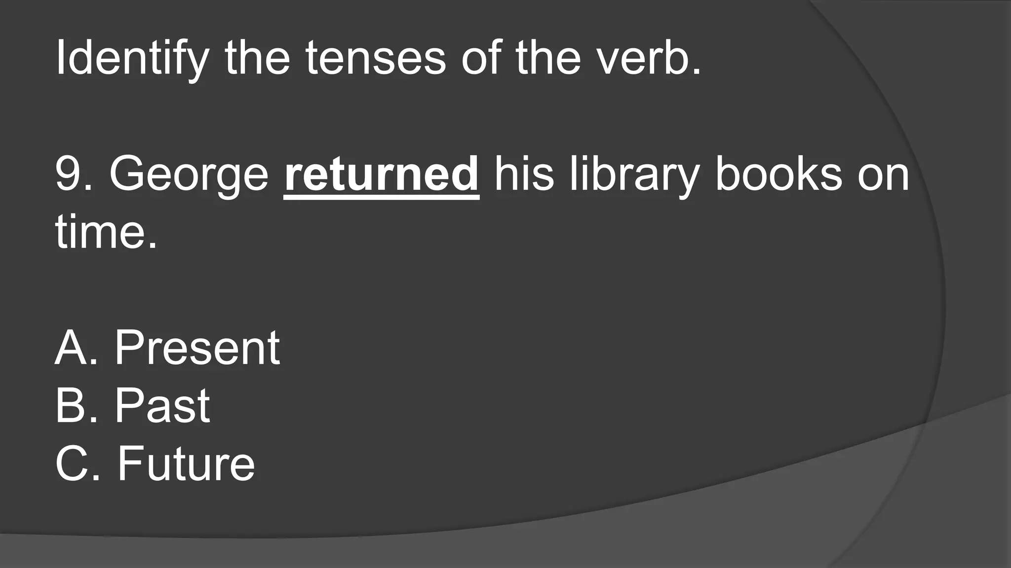 verb tenses.ppt | Free Download