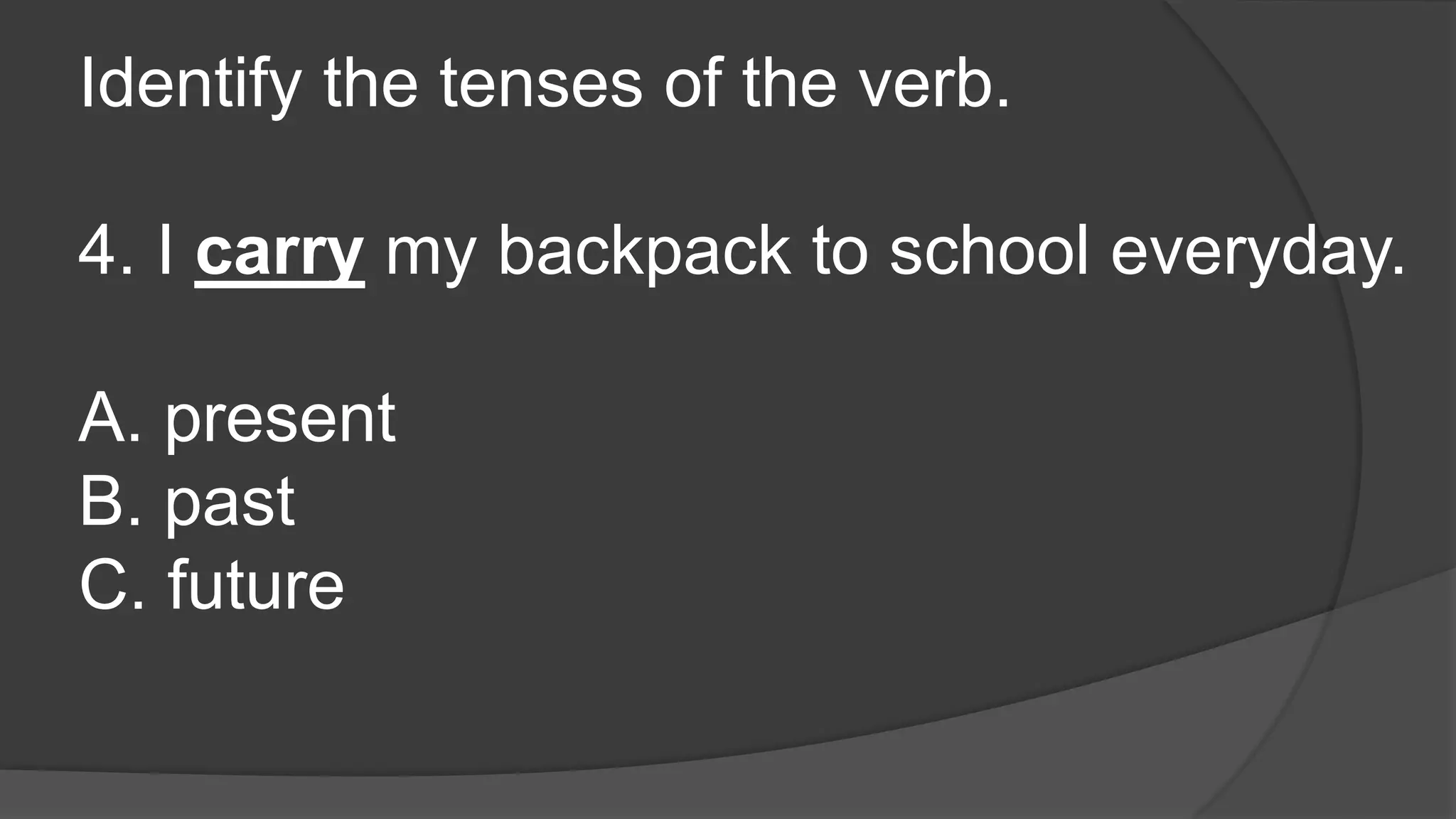verb tenses.ppt | Free Download