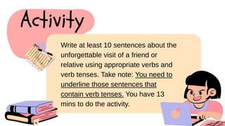 Verb and Verb Tenses - Ppt Presentation. | PPTX