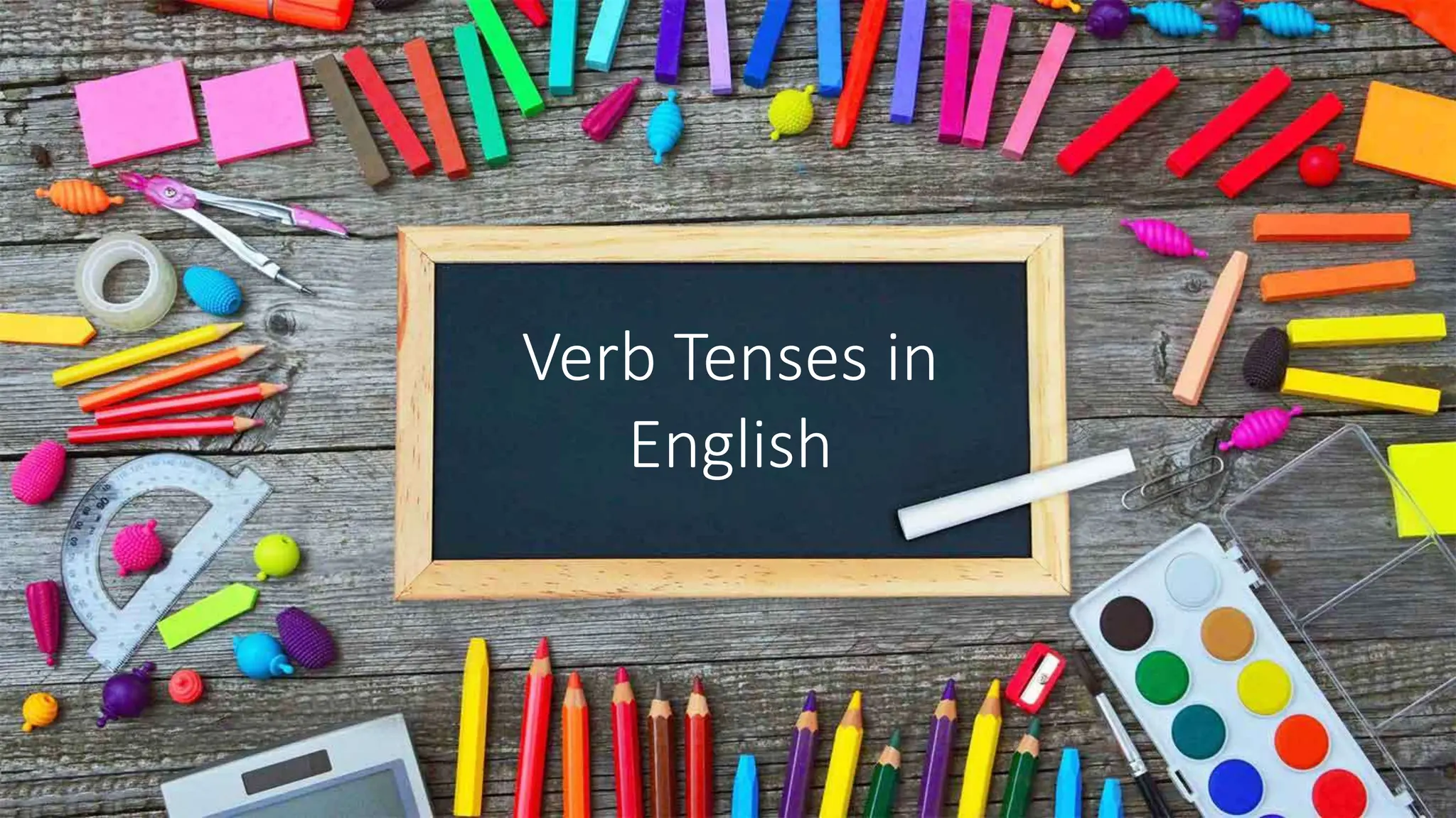Sentence_Verbal tenses in english language | PPT