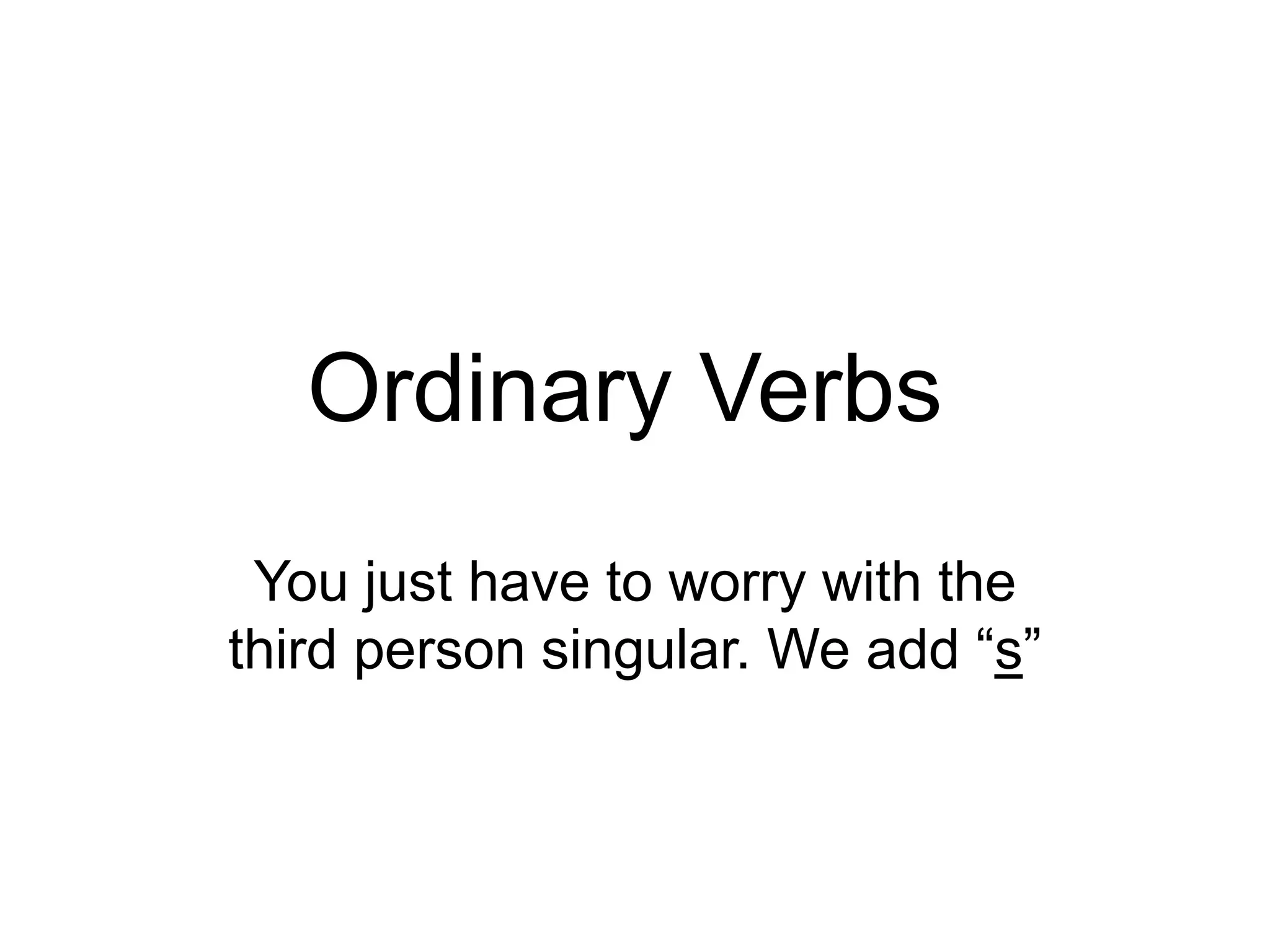 VERB TENSES - Simple, Continuos and Perfect Tenses | PPT