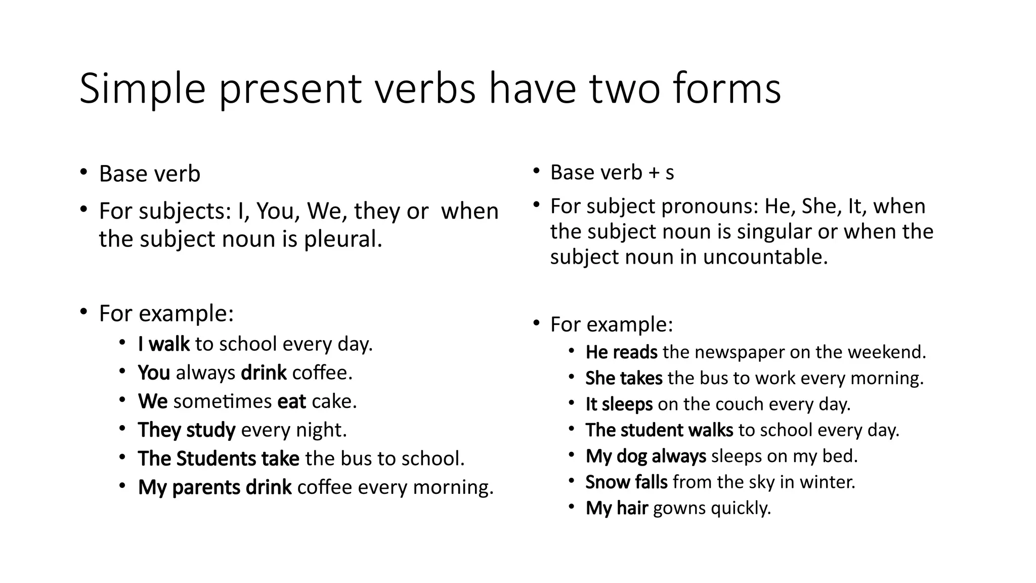 ESL Teaching Tool - Verb Tenses - Past present and Future | PPTX