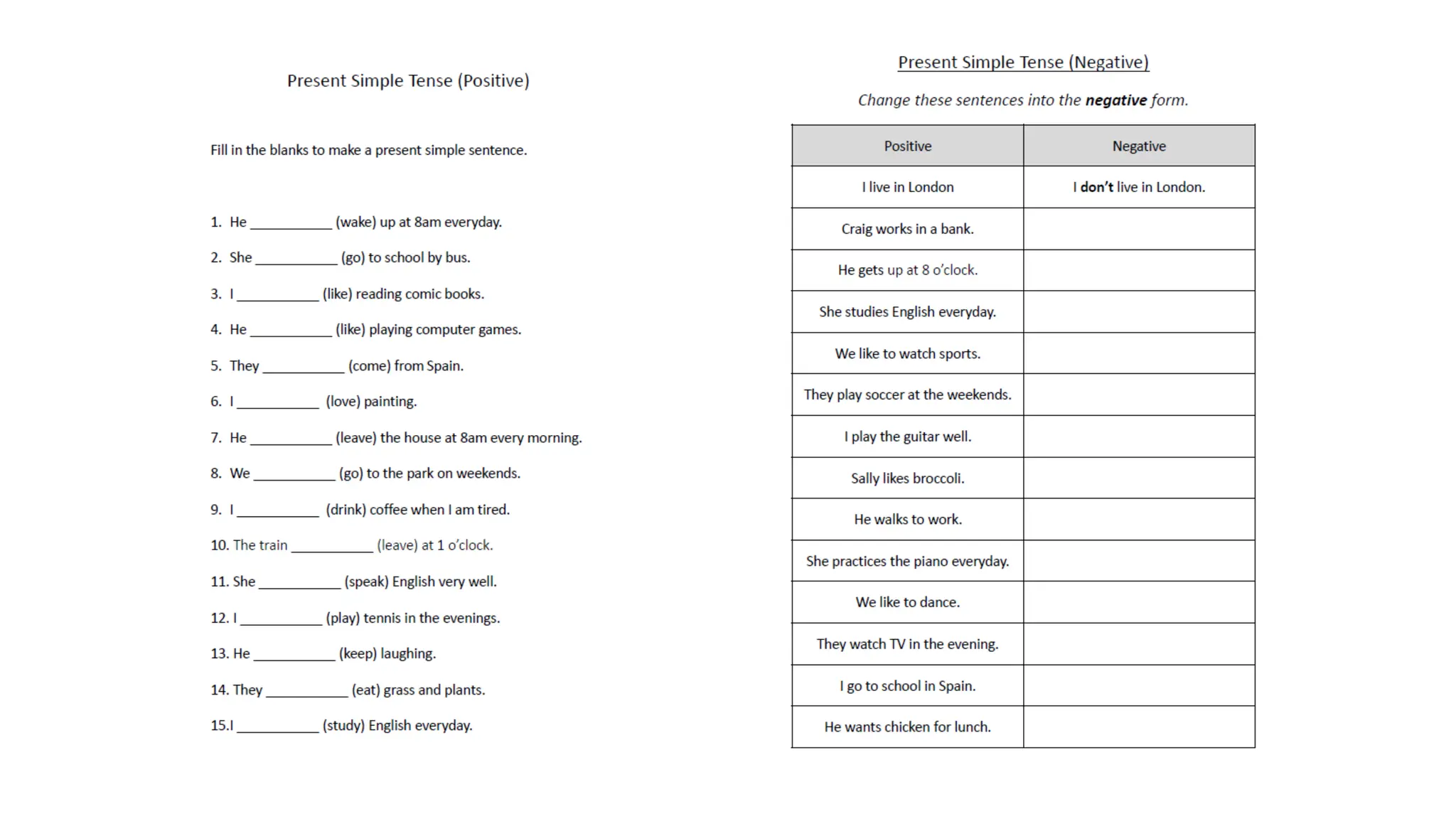 ESL Teaching Tool - Verb Tenses - Past present and Future | PPTX