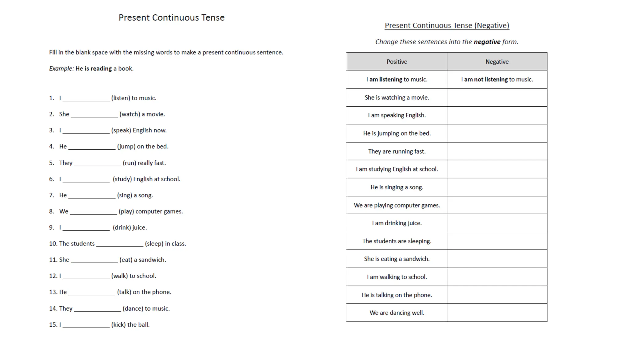 ESL Teaching Tool - Verb Tenses - Past present and Future | PPTX