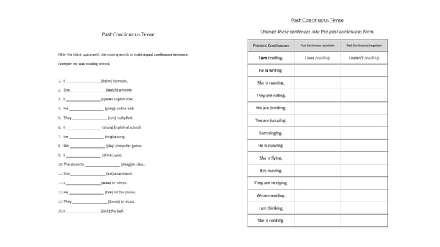 ESL Teaching Tool - Verb Tenses - Past present and Future | PPT