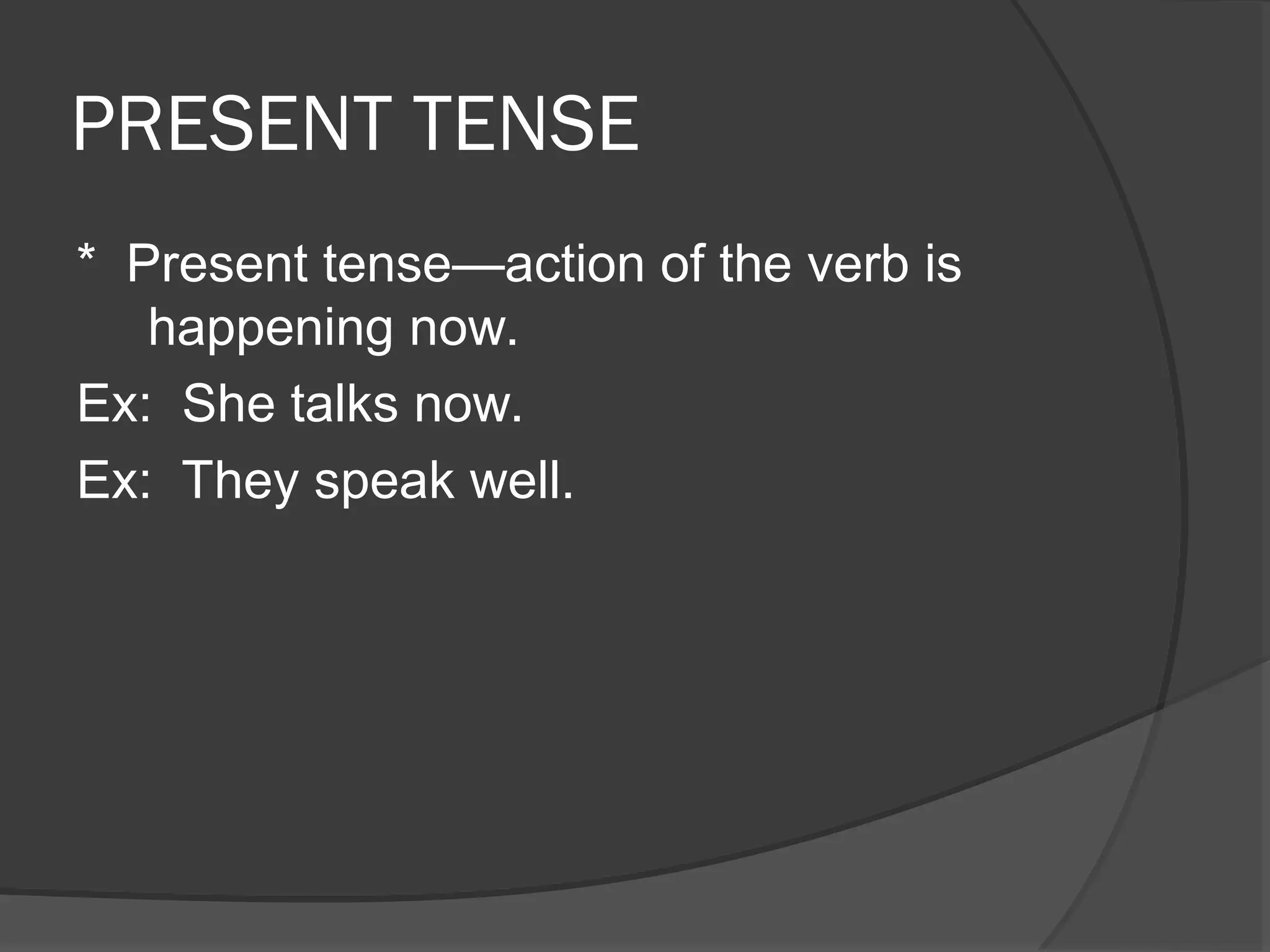 verb tenses.simple past prsnt and future | PPT