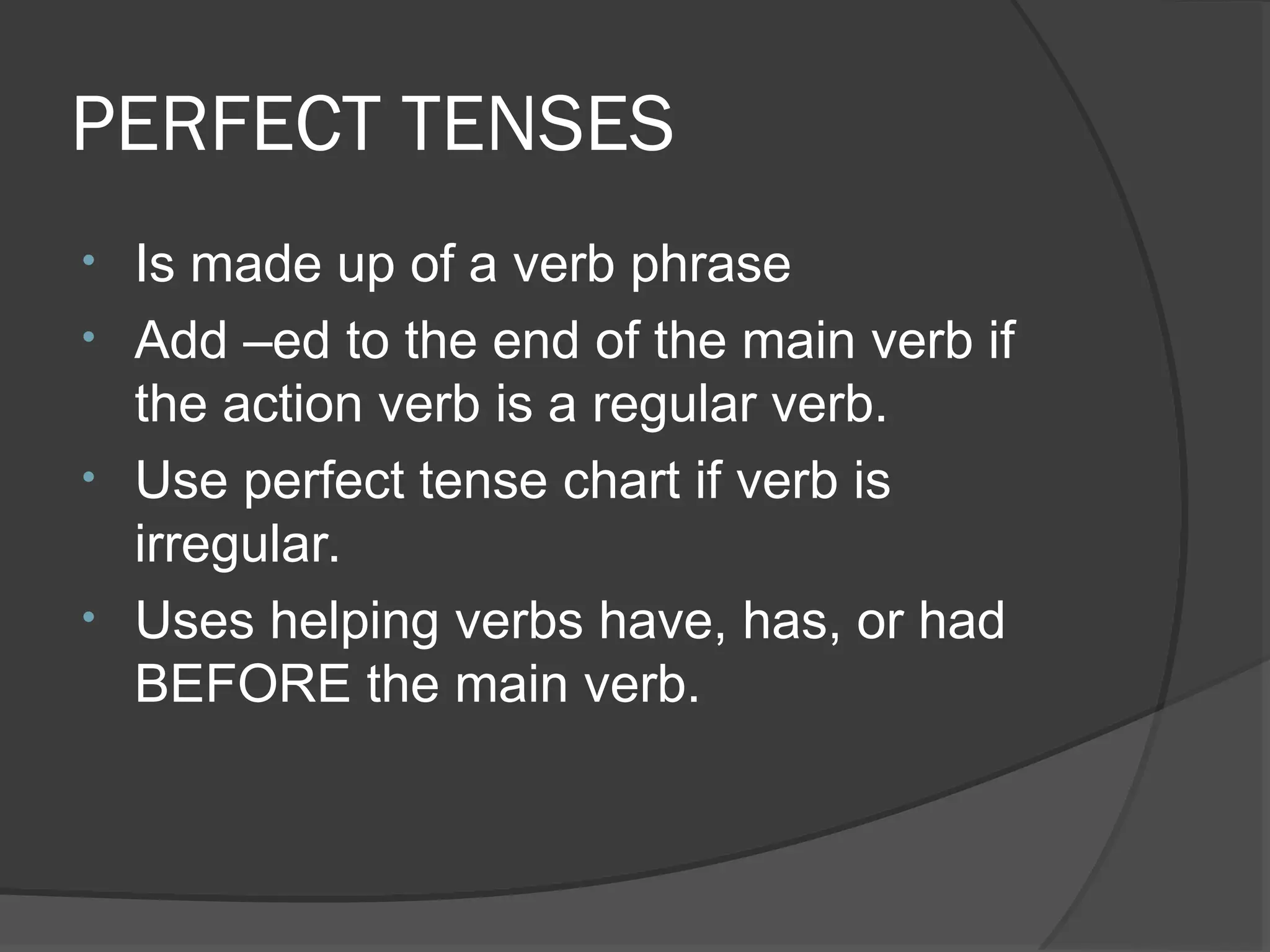 verb tenses in english sekolah menengah atas kelas sepuluh.ppt