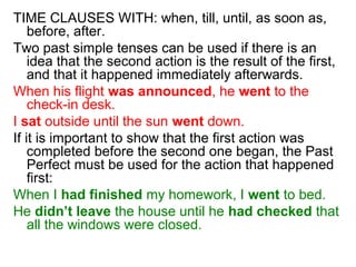 Verb tenses past-tenses | PPT