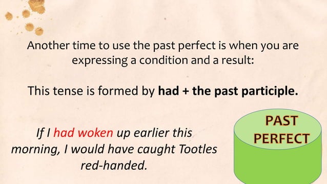 Verb tenses - Perfect Tense | PPTX | Cruises | Travel Type