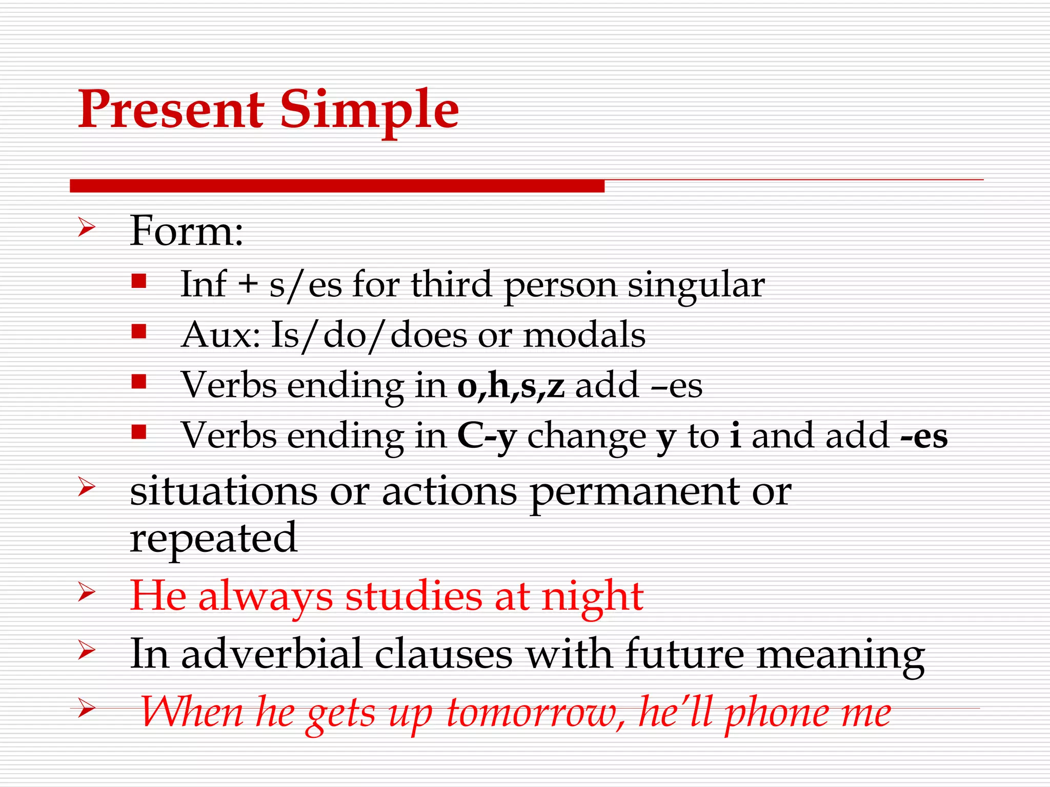 Verb_tenses (present&past) | PPT