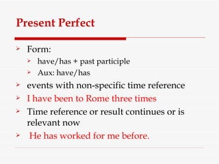 Verb_tenses (present&past) | PPT
