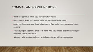 Verb tenses and conjunctions part 2 | PPT