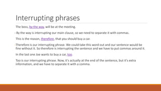 Verb tenses and conjunctions part 4 | PPTX