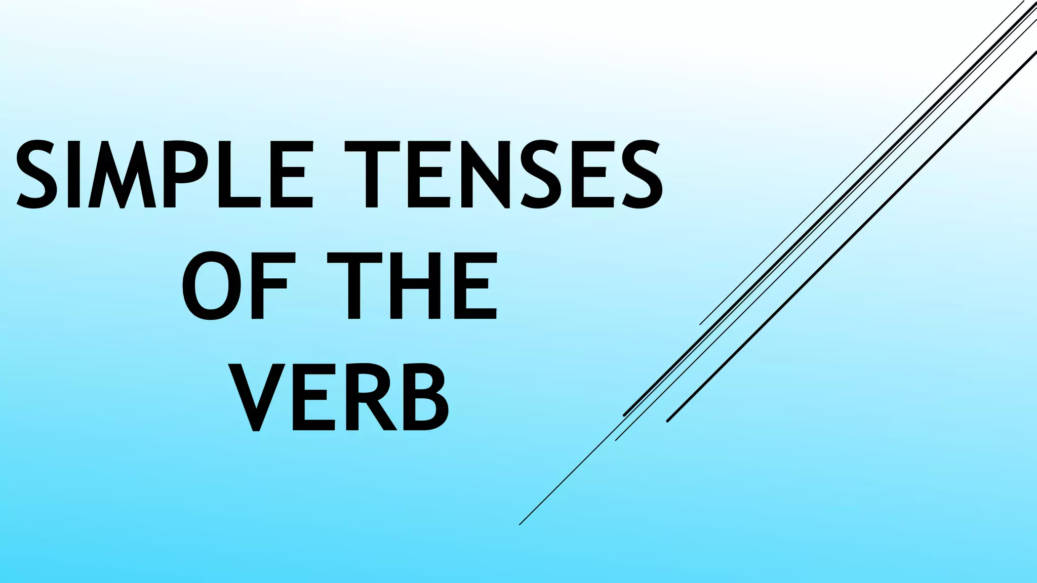 Verb tenses | PPT