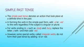 Verb tenses | PPT