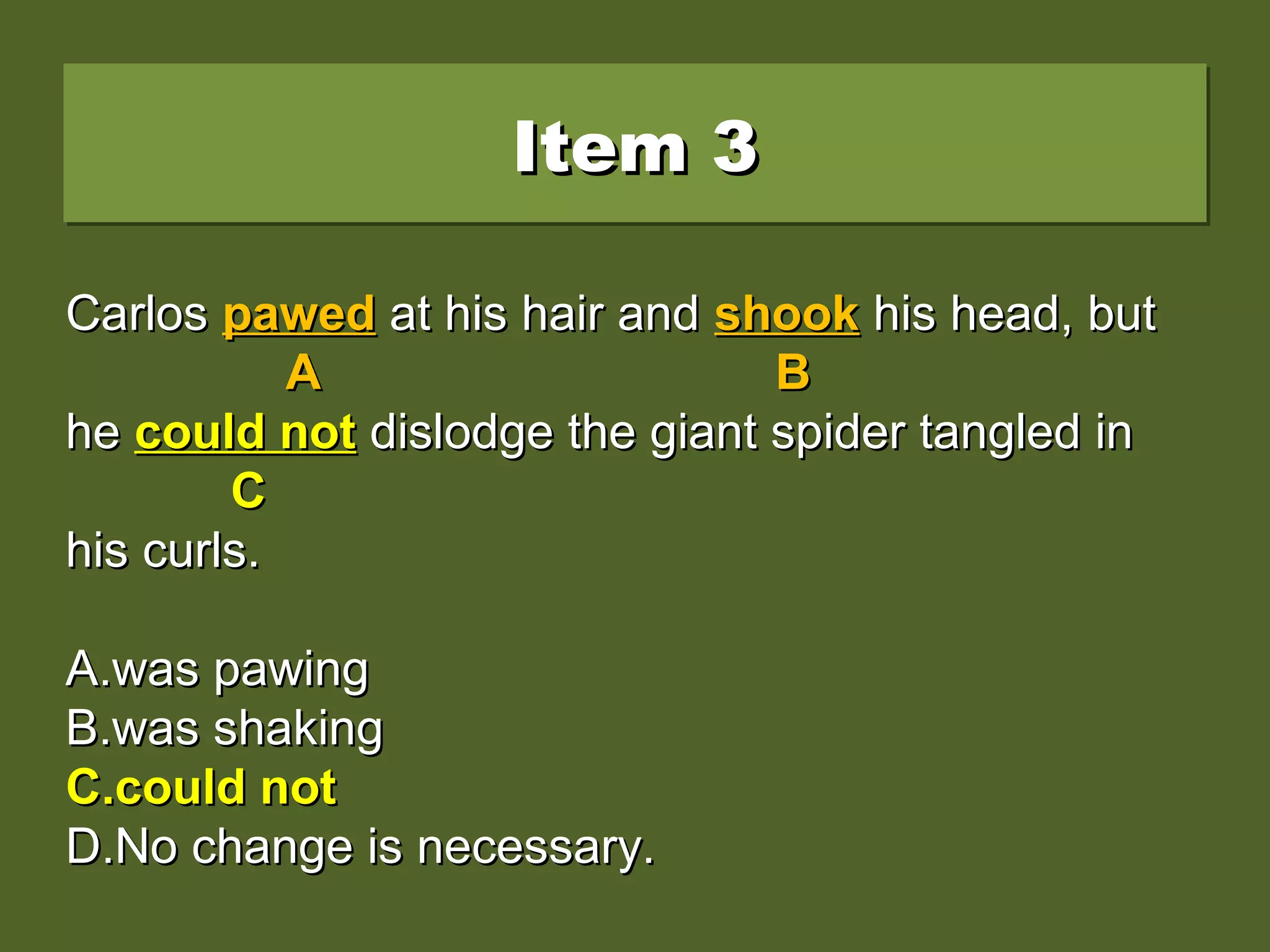 Verb tense shift | PPT