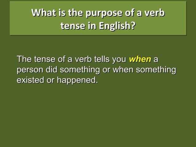 Verb tense shift | PPT | Bodybuilding | Sports