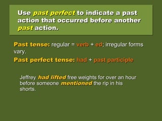 Verb tense shift | PPT