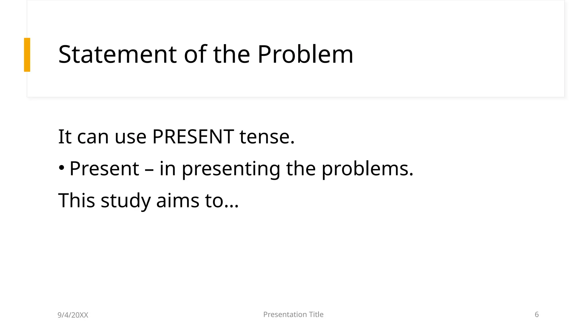 Verb Tenses in Research Paper - Chapter 1 to 5 | PPTX