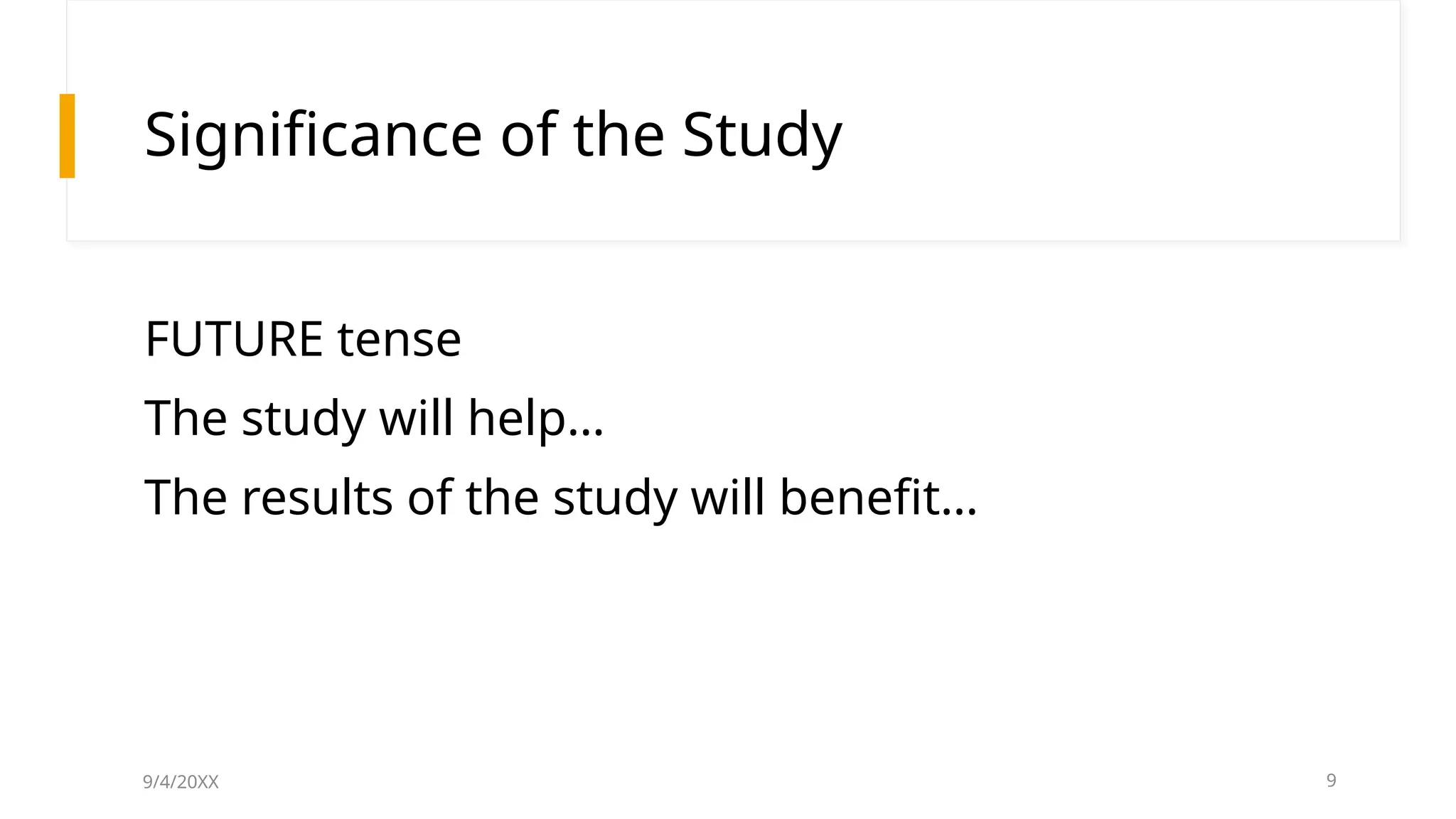 Verb Tenses in Research Paper - Chapter 1 to 5 | PPTX