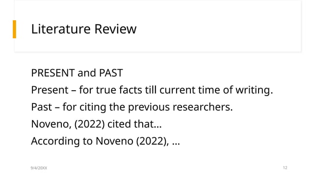 Verb Tenses in Research Paper - Chapter 1 to 5 | PPTX | Science