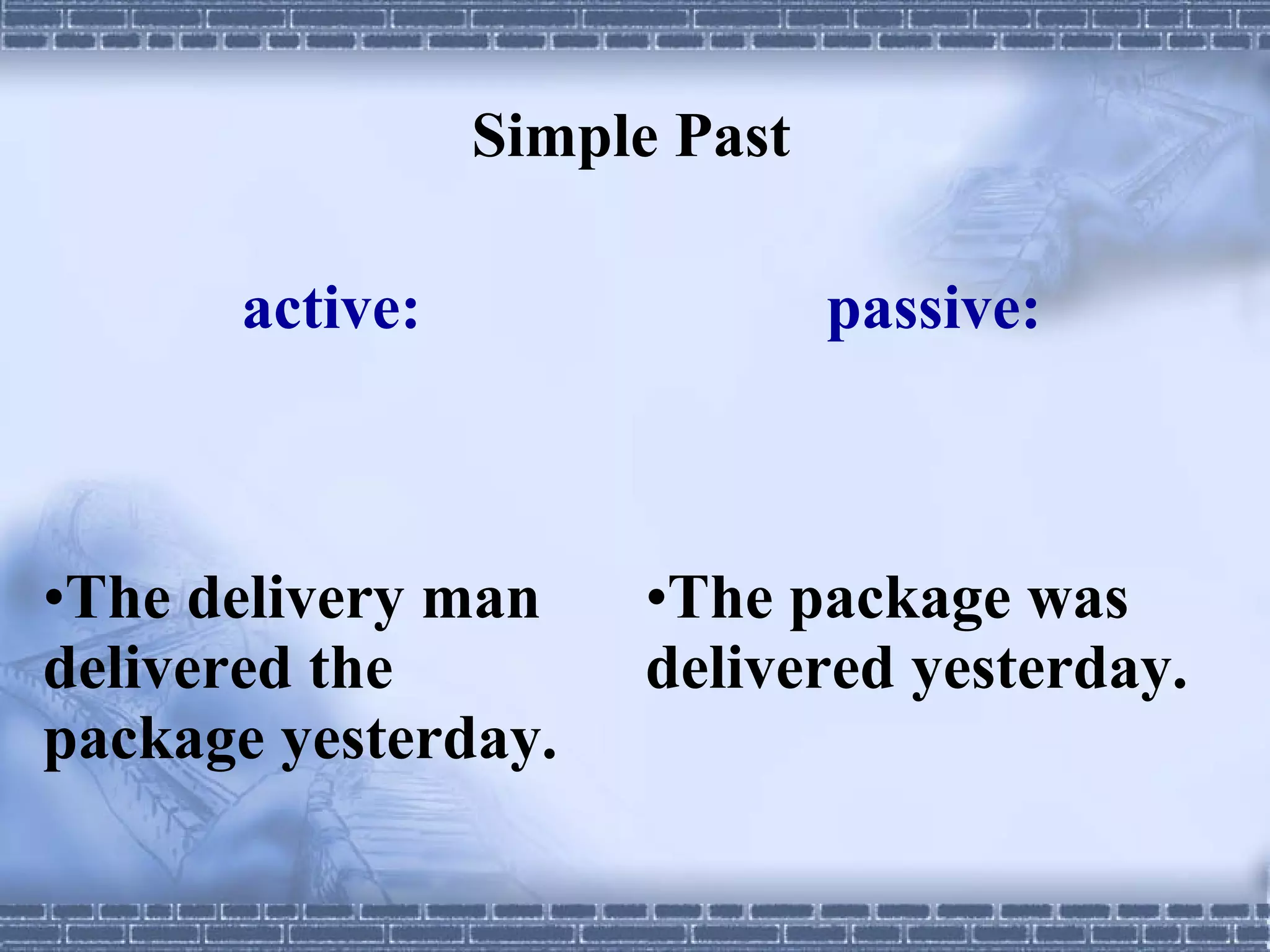 Verb tenses (lecture) | PPT | Education