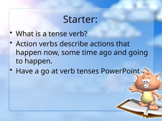 verb tenses learning ppt.pptx (full version) | PPTX