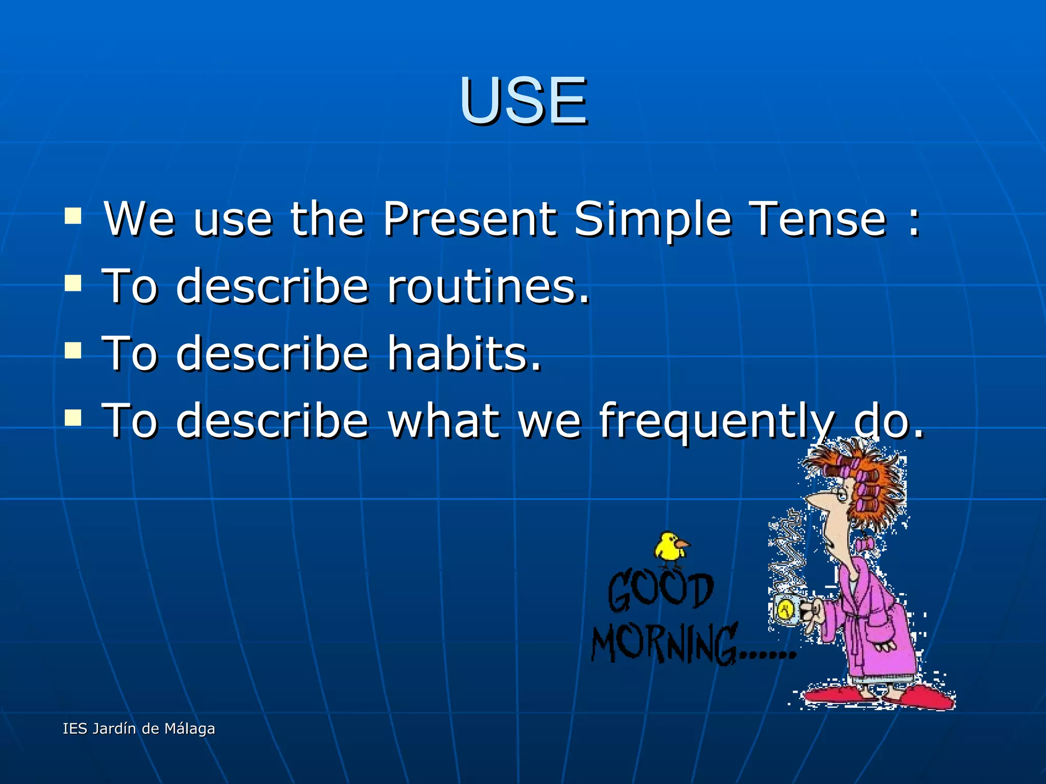 Verb Tenses Present Simple | PPT