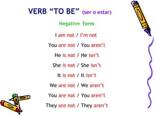 Verb to be | PPT