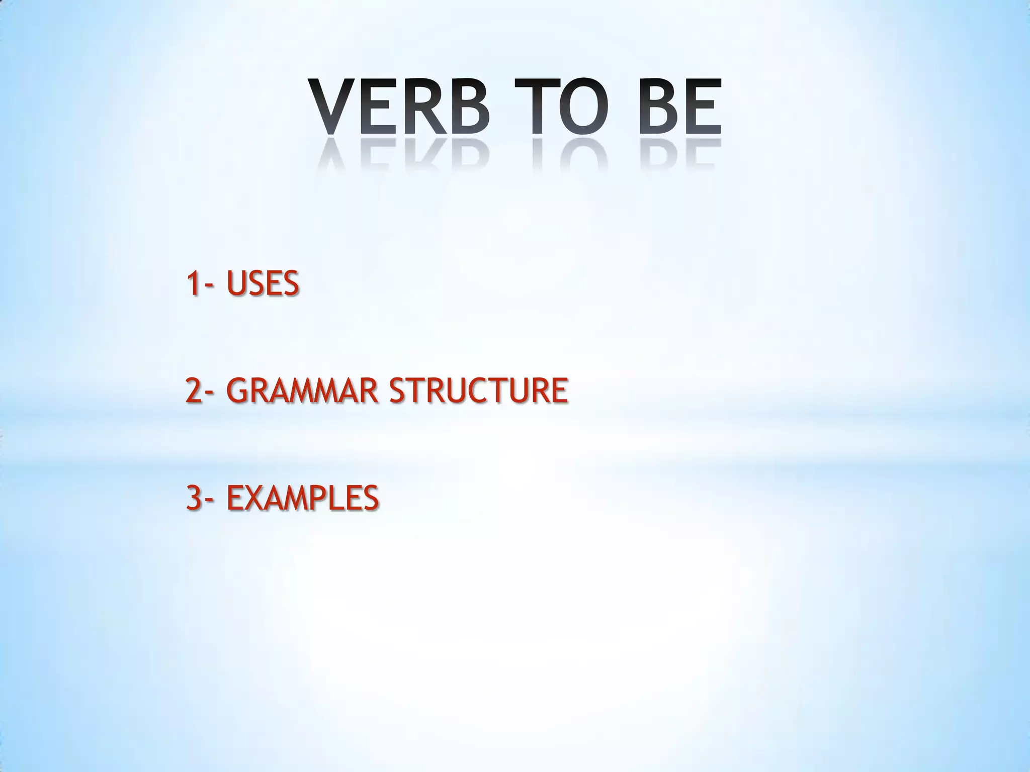Verb to be | PPTX