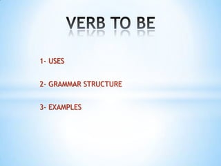 Verb to be | PPTX