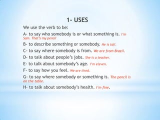 Verb to be | PPTX